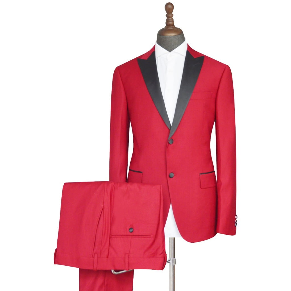 Soiree - Red Custom Tuxedo - Suitably - Australian Tailor-Made Suits