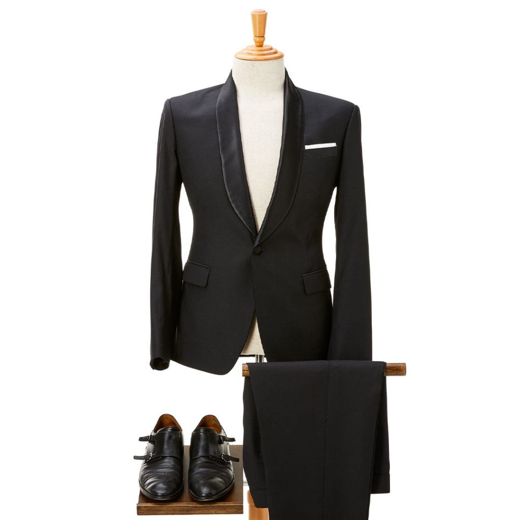 Swish - Black Custom Suit - Suitably - Australian Tailor-Made Suits