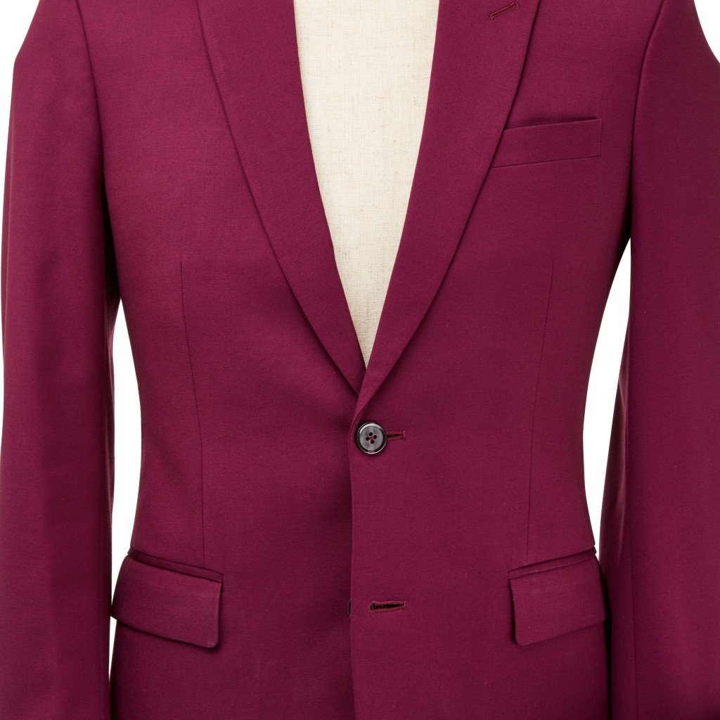 Carmine - Crimson Custom Suit - Suitably - Australian Tailor-Made Suits