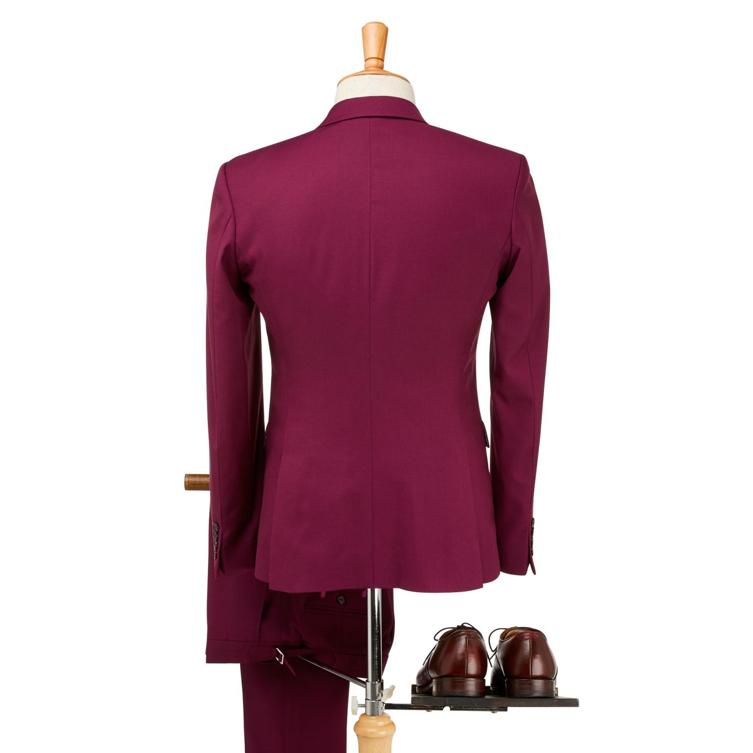 Carmine - Crimson Custom Suit - Suitably - Australian Tailor-Made Suits